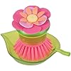 Amazon.com: Boston Warehouse Flower Garden Brush Scrubber and Holder ...