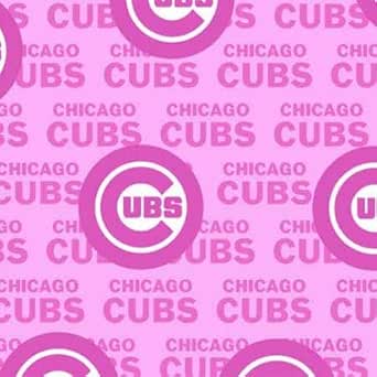 Amazon.com: Chicago Cubs Cotton Fabric - MLB Team Logo Cotton Fabric by ...