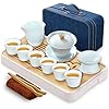 Amazon.com | VALUEAGLE Chinese Tea Set, Gaiwan tea set, Kung Fu Tea Set ...