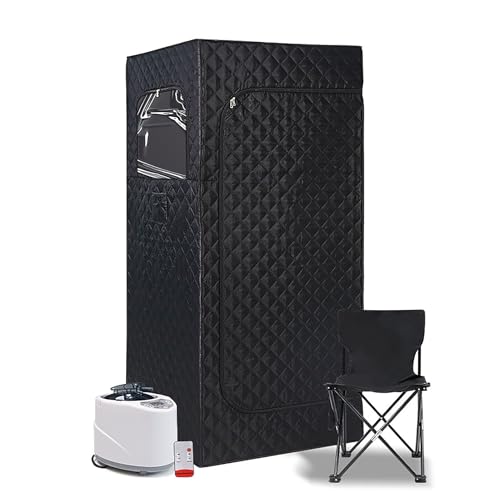 ABJGHYUT Portable Home Steam Sauna Box, Personal Sauna Tent Kit for Spa ...