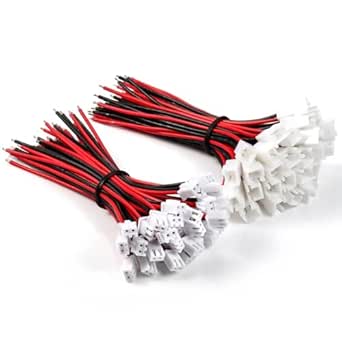 Amazon.com: 30 Pairs JST 1.25mm 2 Pin Micro Male Female Connector Plug, Micro Wire Connectors ...