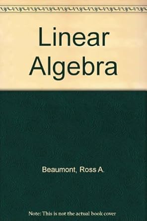 Buy Linear Algebra Book Online at Low Prices in India | Linear Algebra ...