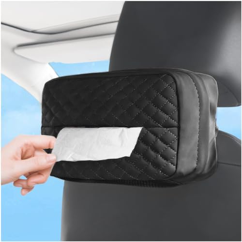 Amazon.com: Car Tissue Holder, Car Napkin Cover, Car Tissue Box, Car Tissue Paper Box, Napkin ...