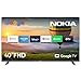 Nokia 40 Pollici (101 cm) Google TV FHD (WLAN, Triple Tuner DVB-C/S2/T2 ...