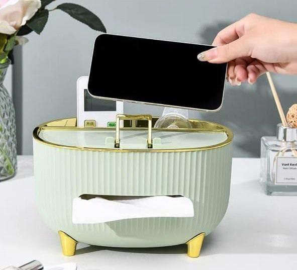 SRUNISH Elegant Tissue Box Holder, Tissue Box Cover Case Napkin, Tissue ...