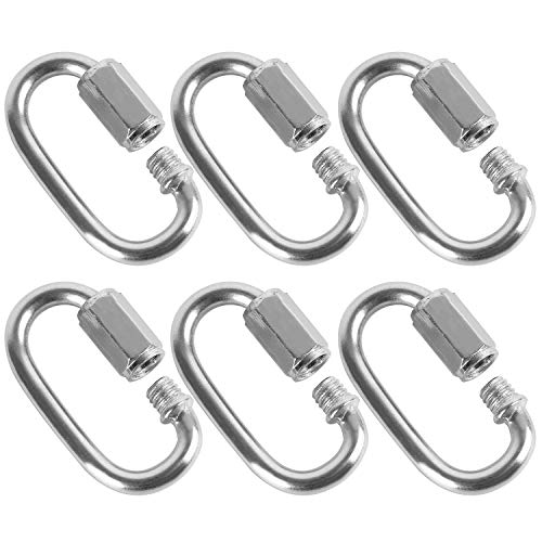 Snapklik.com : 6 Packs Quick Link M8 5/16 Inch Stainless Steel Chain ...