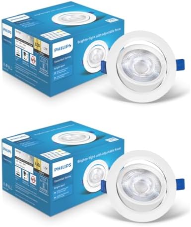 PHILIPS Polycarbonate 12 Watt White Led Ceiling Cob Round Spot Light ...