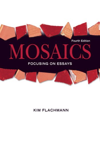 Amazon.com: Mosaics: Focusing On Essays Value Pack (includes Writer's ...