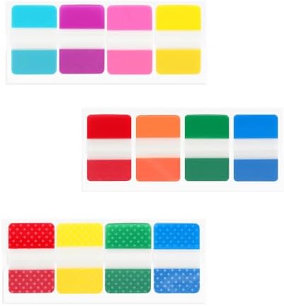 400 Pieces Tabs 2 Inch Sticky Index Tabs, Writable and Repositionable ...