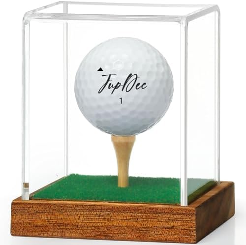 Amazon.com: Hole-in-One Wooden Golf Ball Display Case with Custom ...
