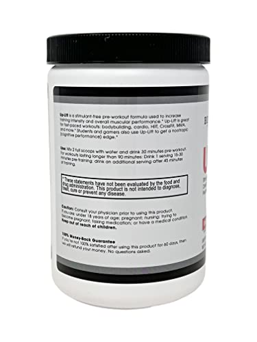 Buy Beverly International Up-Lift Stimulant Free 330 grams. Workout ...