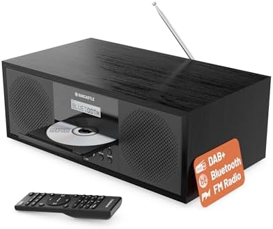AUDIBLE FIDELITY Complete Hi-Fi DAB/DAB+ Stereo System CD Player With ...