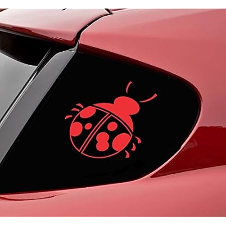 Amazon.com: Ladybird Ladybug Vinyl Sticker Decal Laptop Car Bumper ...