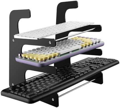 Amazon.com - KXRORS Keyboard Stands Wall Mount Rack Board Display 2 ...