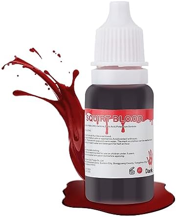 Amazon.com : Go Ho Dripping Fake Blood Makeup (0.35 oz),Fake Blood ...