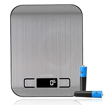 Atom Stainless Steel Digital Weighing Scale With 5 Kg Capacity & 1gm ...