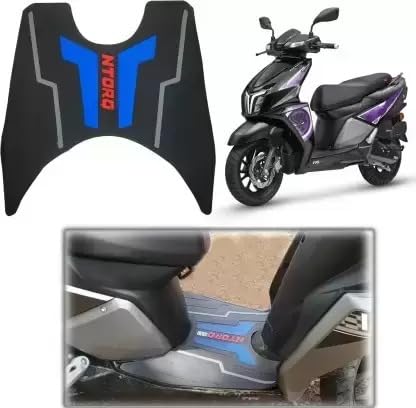TMRIDE Ntorq Blue Floor Mat Anti Skid Washable Scooter/Scooty Mat Two ...