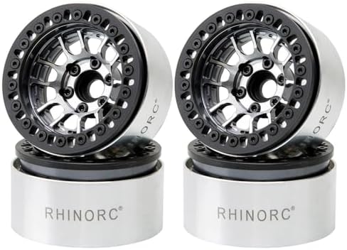 Amazon.com: RhinoRC MOZA 1.9 Inch Negative Offset Aluminum Wheel Rim ...