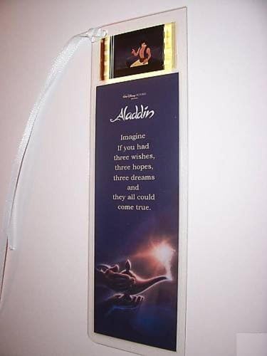 ALADDIN Movie Film Cell Bookmark Memorabilia at Amazon's Entertainment ...