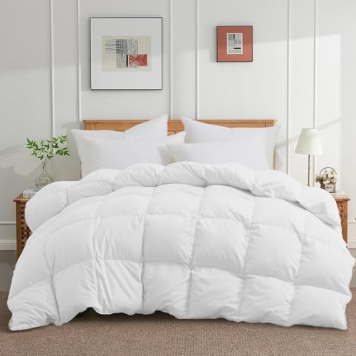 Amazon.com: Joysoul King Size Down Comforter - All Season Ultra Soft ...