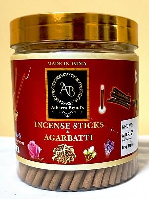 Atharva Brands - Chandan Flavour Dhoop Sticks for Pooja, Pack of 200 Gm ...