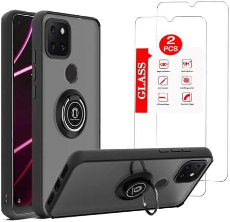 Amazon.com: Anvzle for T-Mobile REVVL 5G Case with [2 Pack] Tempered ...