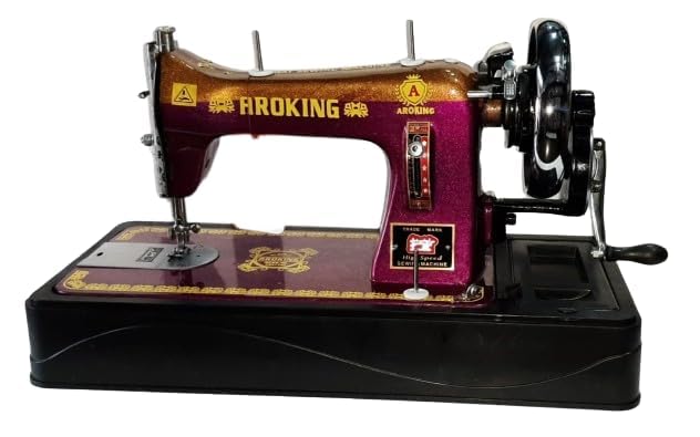 AROKING Straight Stitch Composite Sewing Machine (Pink) : Amazon.in ...