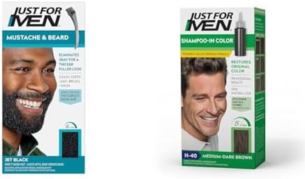 Amazon.com : Just For Men Mustache & Beard & Shampoo-In Color (Formerly ...