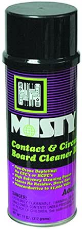 Amazon.com: Misty Contact and Circuit Board Cleaner III Aerosol - 11 oz ...
