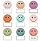 Amazon.com: Whaline 135Pcs Boho Smile Face Name Tag Stickers 9 Designs ...