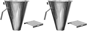 Amazon.com: 2pcs Chicken Killing Cone Chicken Plucker, Stainless Steel Killing Restraining ...
