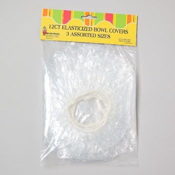 Amazon.com: Set of 12 Reusable Elastic Bowl, Dish & Plate Covers - 3 ...