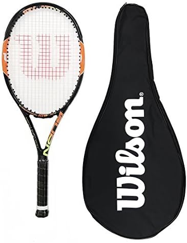 Amazon.com: Wilson Tour Tennis Racket + Cover With Strap + 3 Balls RRP ...