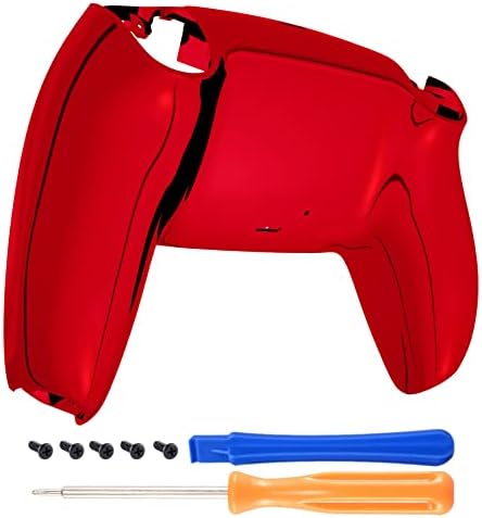 Amazon.com: eXtremeRate Chrome Red Glossy Custom Back Plate Bottom ...