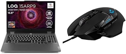 Lenovo Laptop Gaming LOQ 15ARP9 + Logitech Hero Mouse Gaming | Ryzen 7 ...