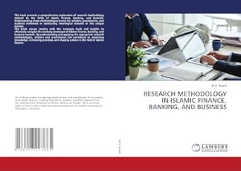 Buy Research Methodology in Islamic Finance, Banking, and Business Book ...