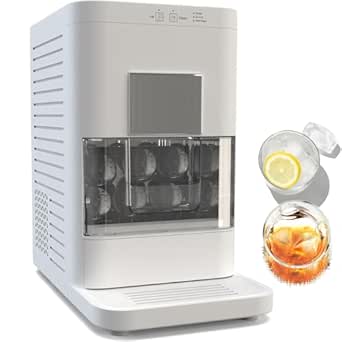 Amazon.com: Countertop Sphere Ice Machine, 2" Clear Ice Ball Maker, 84 ...