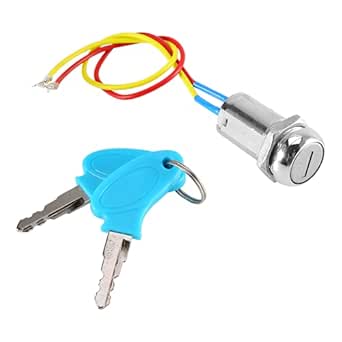 Metal Safety Switch, Ignition Switch, 2 Wire Gas Locks ATV Moped Kart ...