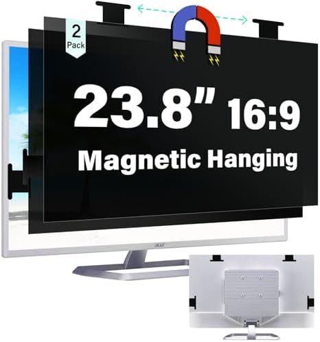 Amazon.com: [2 Pack] Magnetic 23.8 Inch Computer Privacy Screen for 16: ...