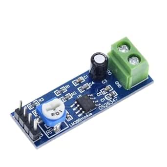 LM386 Audio Amplifier Module – 200x Gain Adjustable Mini Amplifier ...