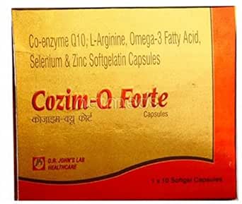 COZIM-Q FORTE - Strip of 10 Capsules : Amazon.in: Health & Personal Care