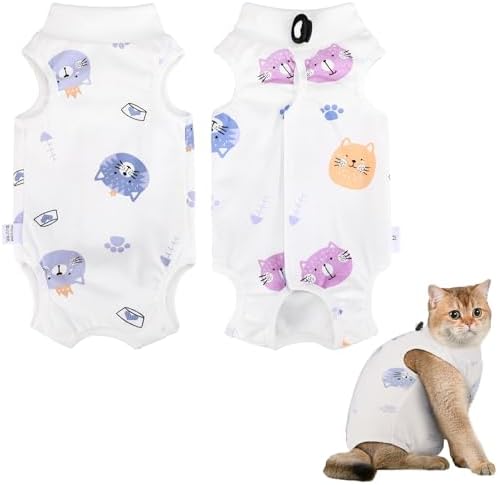 Cat Surgery Recovery Suit Cat Post Surgical Recovery Suit Kitten Onesie ...