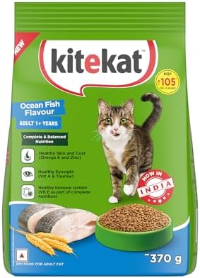 Kitekat Adult (1+ Years) Dry Cat Food, Ocean Fish Flavour, 2.8kg ...