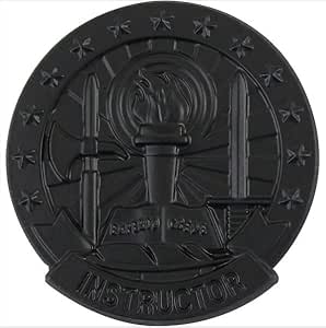 Amazon.com: Genuine Army USA Identification Badge Subdued Metal: Basic ...