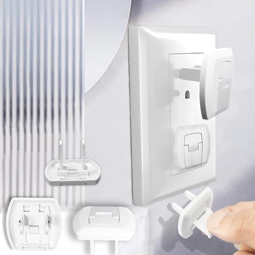 Amazon.com : Outlet Plugs Covers (40 Pack) Clear Child Baby Proof ...