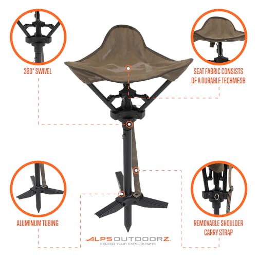 Snapklik.com : ALPS OutdoorZ Mesh Wetland Seat - Lightweight Hunting Chair