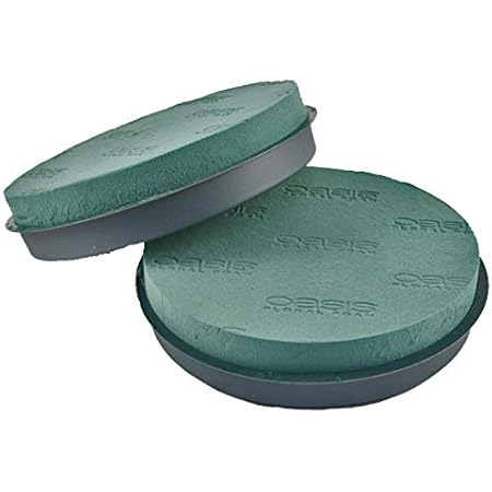 FloristryWarehouse Oasis Naylorbase Posy Pad 9 Inch x 2 : Amazon.co.uk