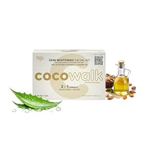 Cocowalk Professional Whitening Facial Kit - 50gm | Suitable for All Skin Types | Enriched with ...