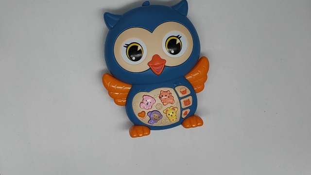 Watch Owl keyboard toy battery installation and function display on ...