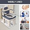 Amazon.com - Bedside Commode Upgraded Safety Commode Toilet For Elderly And Disabled Portable ...